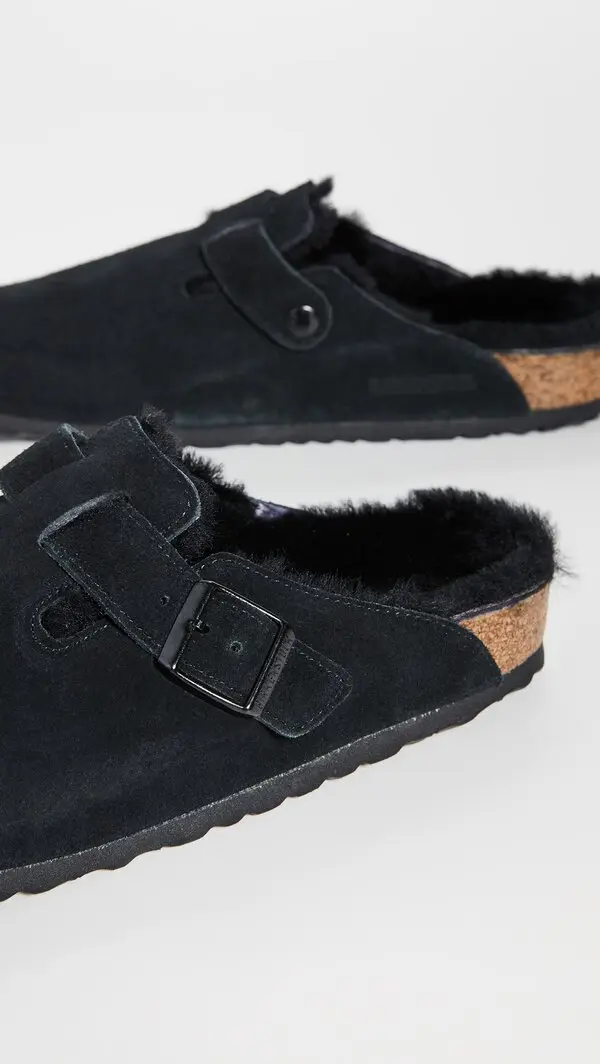 BIRKENSTOCK Boston Shearling Slides