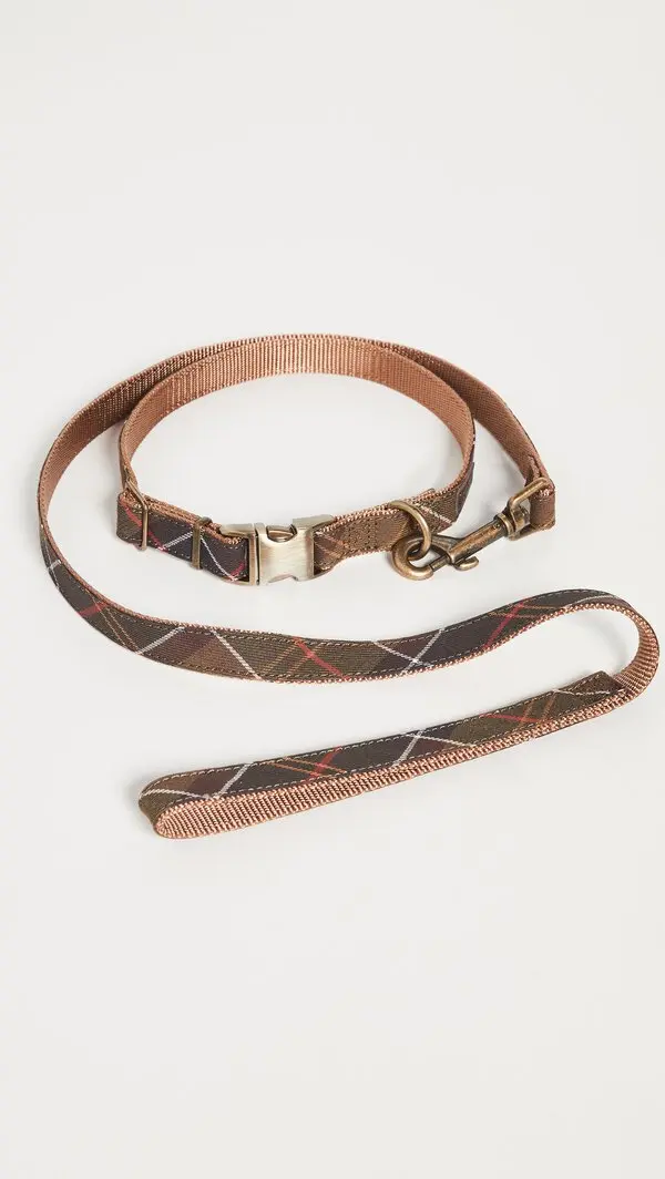 Barbour Tartan Webbing Dog Lead