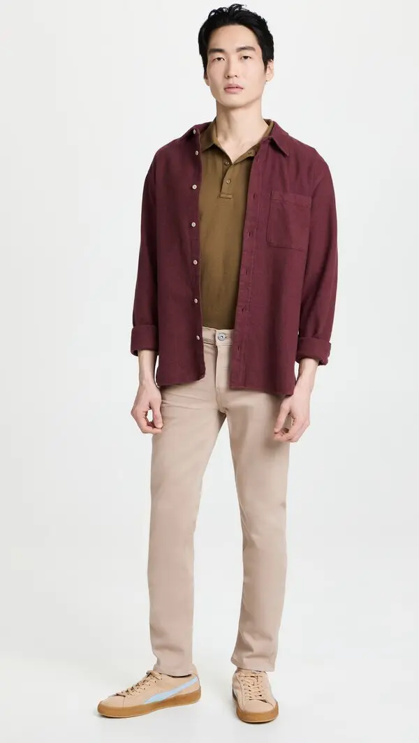 Paige Lennox Transcend Slim Jeans - Toasted Almond