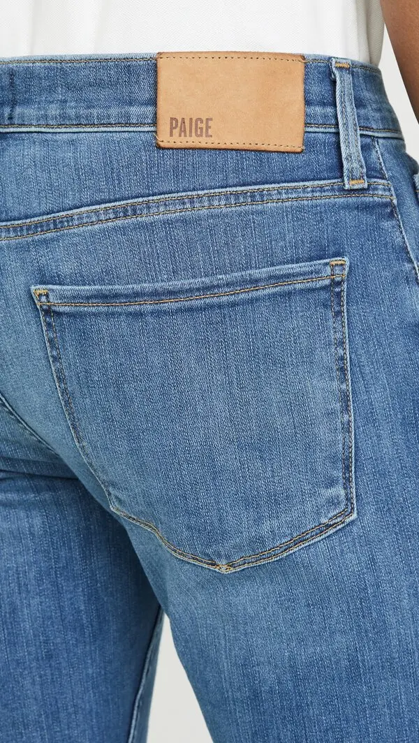 Paige Federal Transcend Slim Straight Jeans - Cartwright