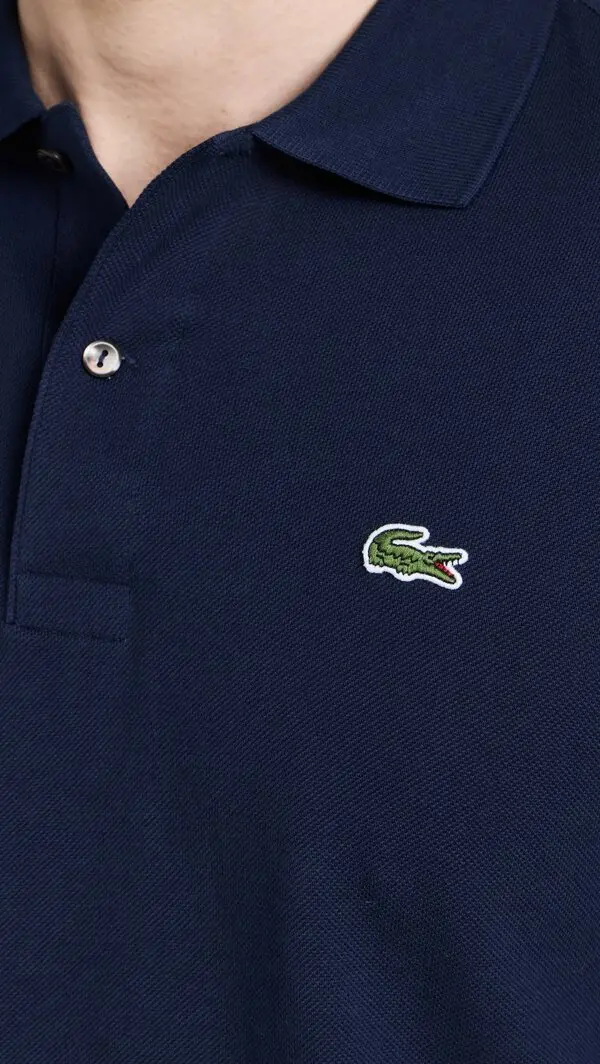 Lacoste Original Long Sleeve Cotton Pique Polo