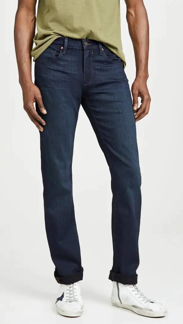 Paige Federal Transcend Slim Straight Jeans - Russ