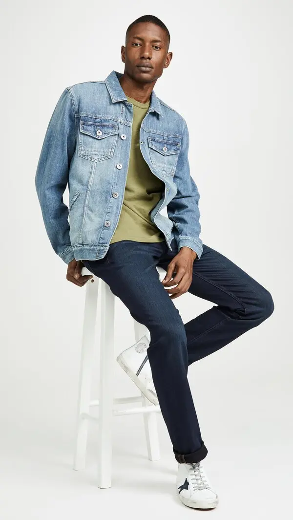 Paige Federal Transcend Slim Straight Jeans - Russ
