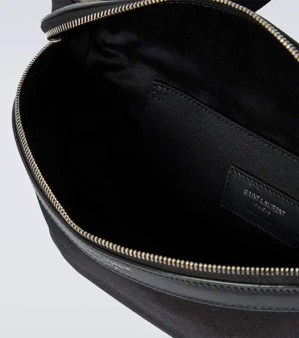 Saint Laurent Leather Trimmed Belt Bag