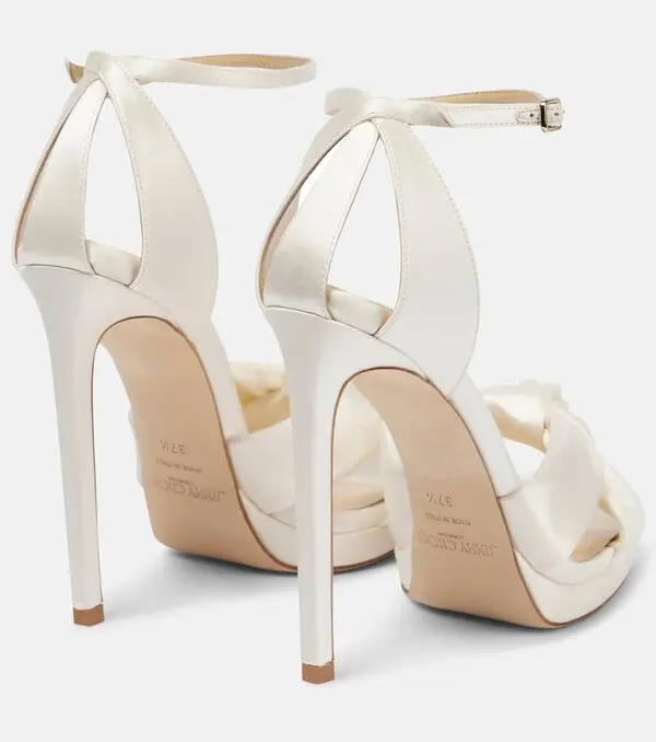 JIMMY CHOO Rosie 120 Satin Sandals