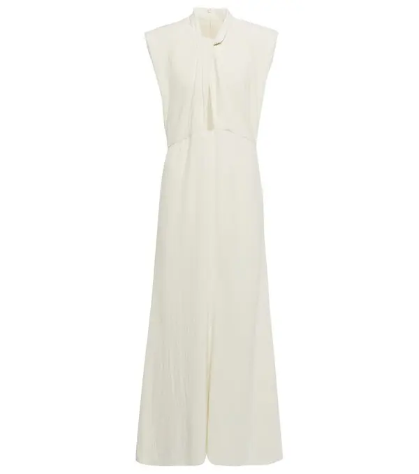 Isabel Marant Étoile Rabea Crêpe Midi Dress - White