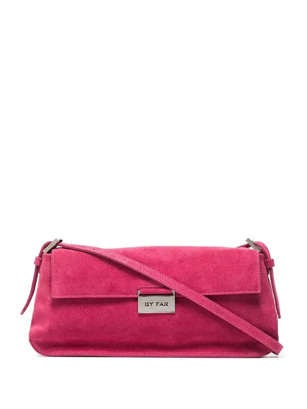 By Far Matilda Suede Shoulder Bag