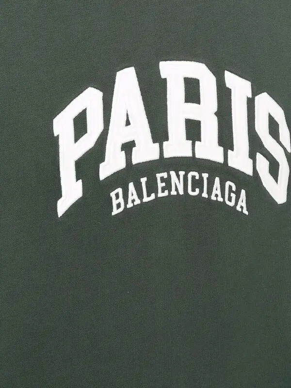 Balenciaga Paris Logo-print Pullover Hoodie