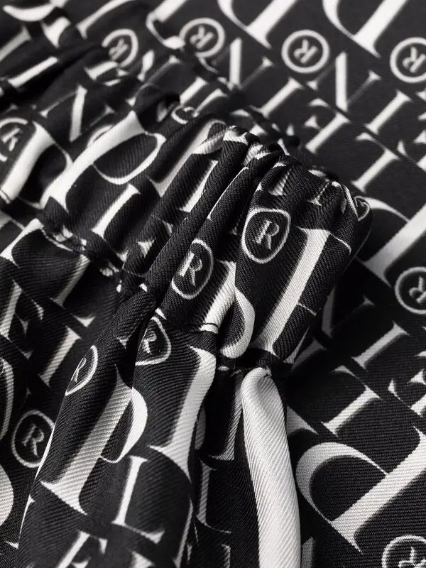 Philipp Plein All-over Logo Print Straight Leg Trousers
