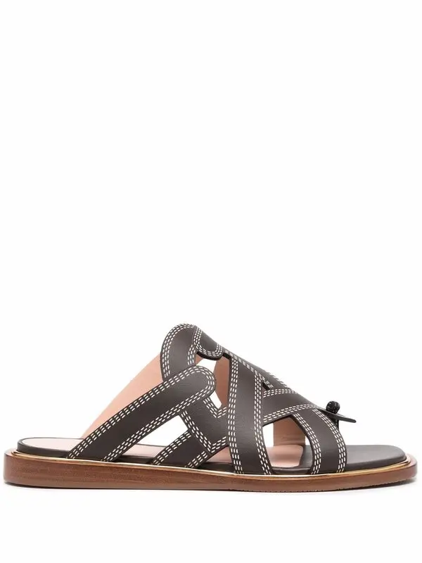Bally Sandals With Contrast Stitching