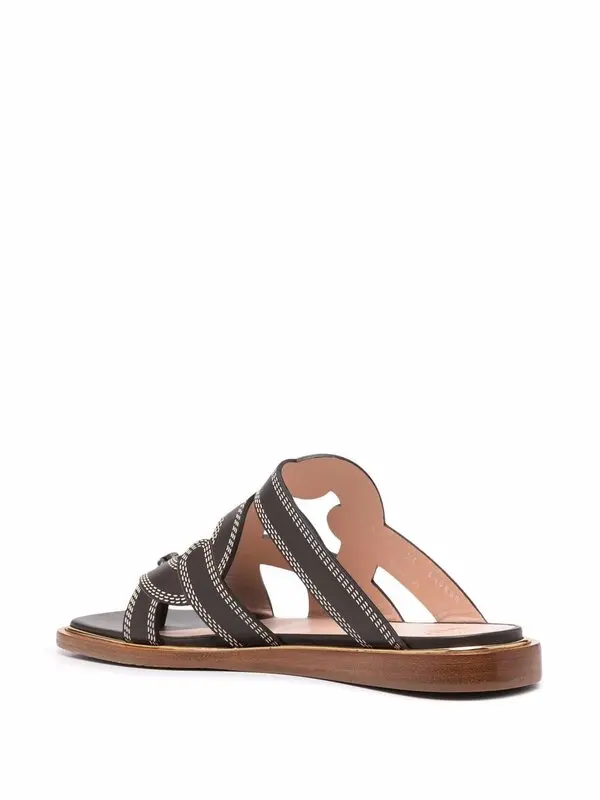 Bally Sandals With Contrast Stitching