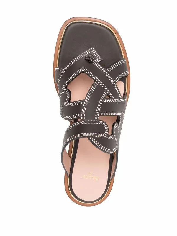 Bally Sandals With Contrast Stitching