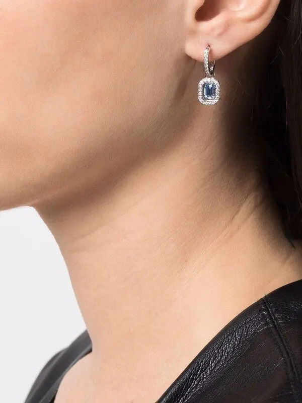 SWAROVSKI Una Drop Earrings - Silver