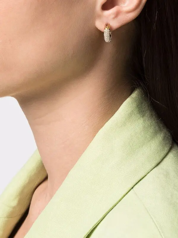 SWAROVSKI Dextera Crystal-embellished Hoop Earrings - Gold
