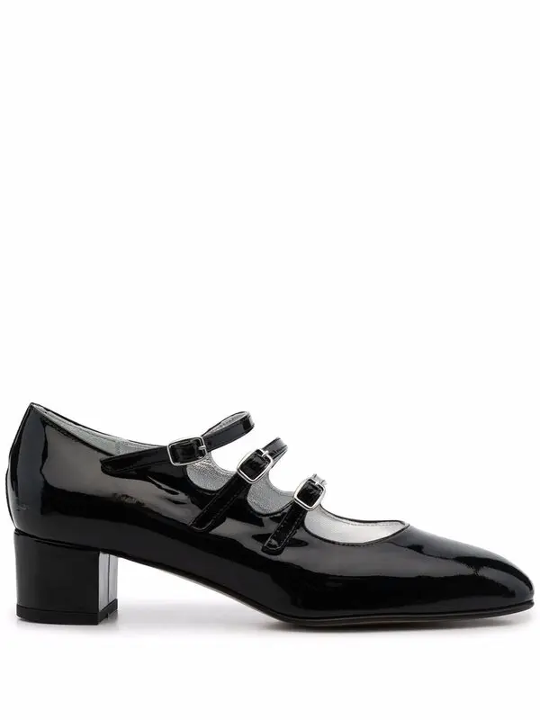 CAREL Kina 40mm Buckled Pumps - Black