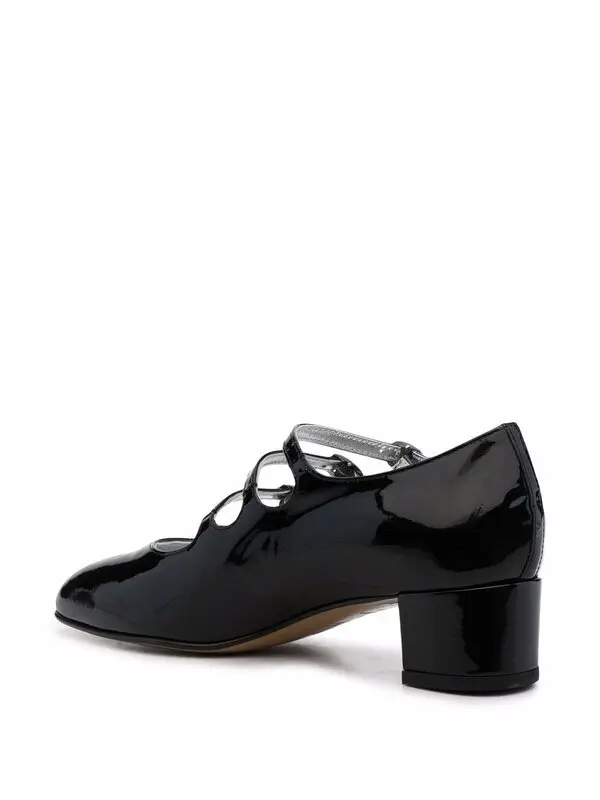 CAREL Kina 40mm Buckled Pumps - Black