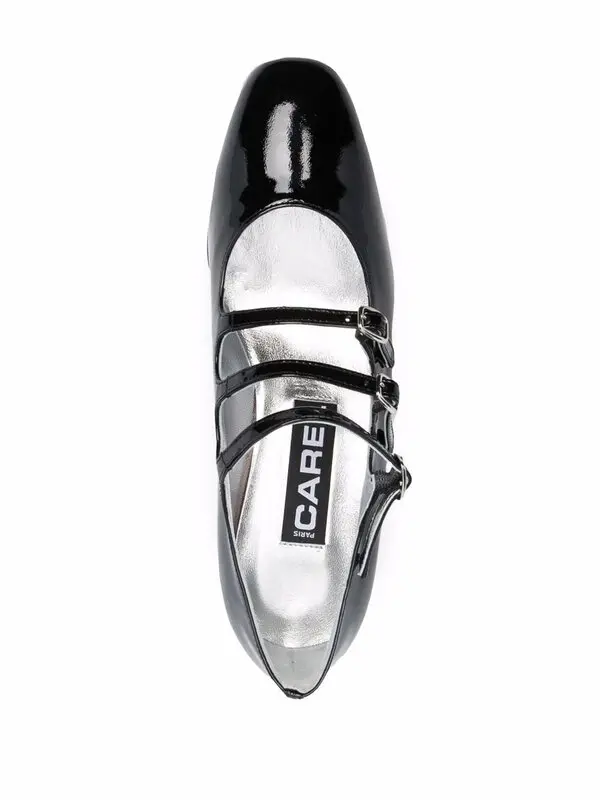 CAREL Kina 40mm Buckled Pumps - Black