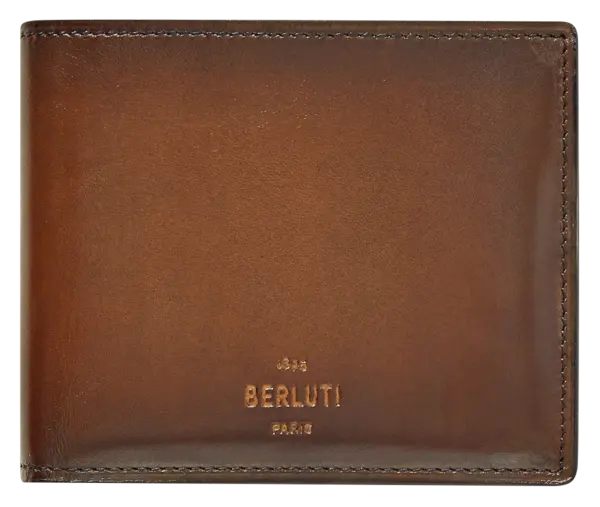 berluti - Berluti - Venezia Leather Billfold Wallet - Men - Brown