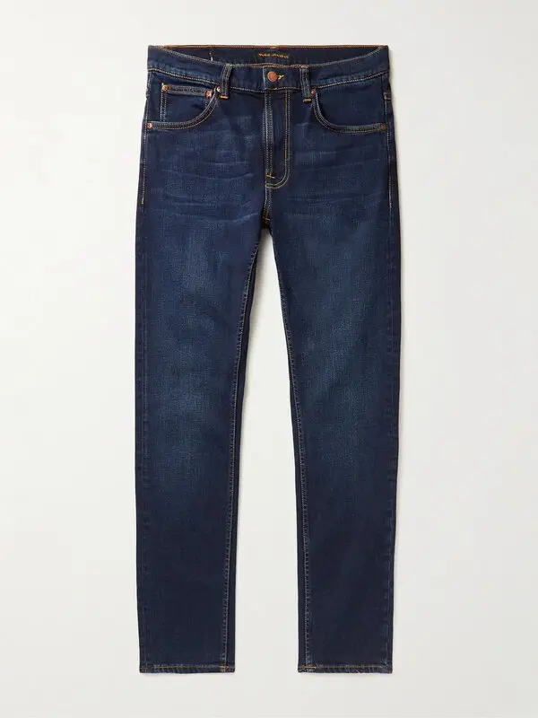 Nudie Jeans Lean Dean Slim-fit Organic Jeans - Blue