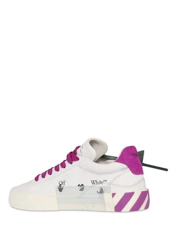 Off-White 20mm Vulcanized Cotton Canvas Sneakers