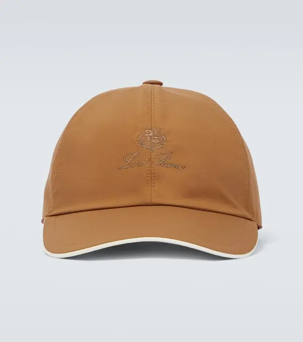 Loro Piana Embroidered Cap - Brown