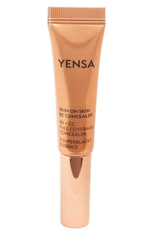 YENSA Skin On Skin Bb + Cc Full Coverage Hyaluronic Serum Concealer - Deep Warm