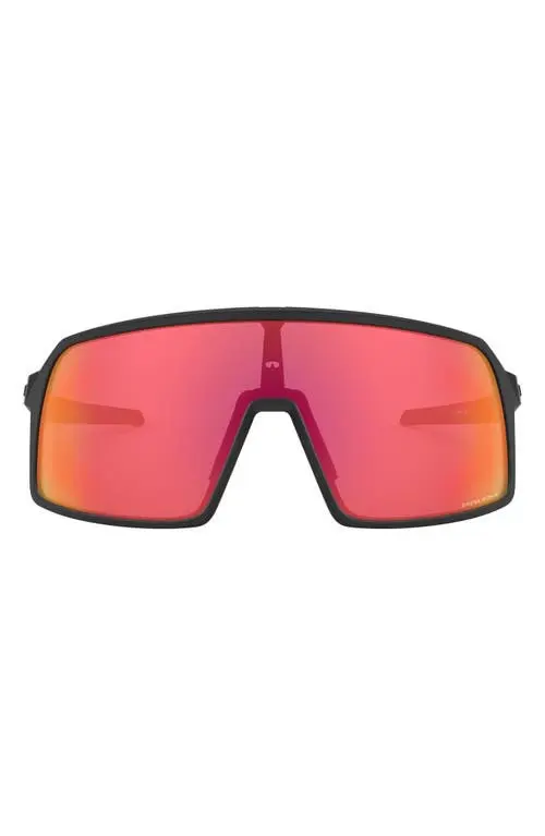 Oakley Sutro S 128mm Prizm™ Wrap Shield Sunglasses - Pol Black