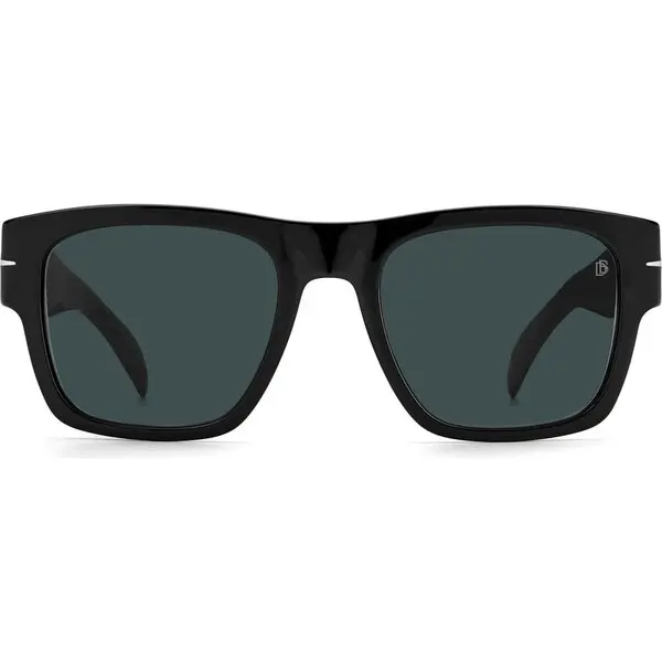 DB EYEWEAR BY DAVID BECKHAM Rectangular Sunglasses - Black