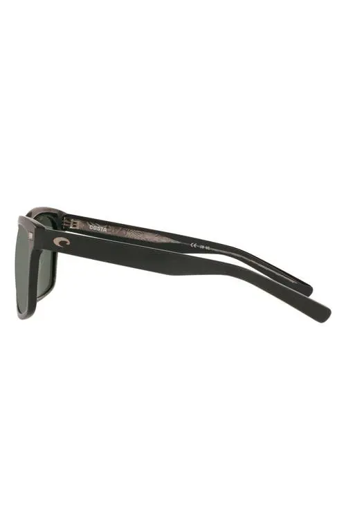COSTA DEL MAR Phantos 57mm Polarized Sunglasses - Black