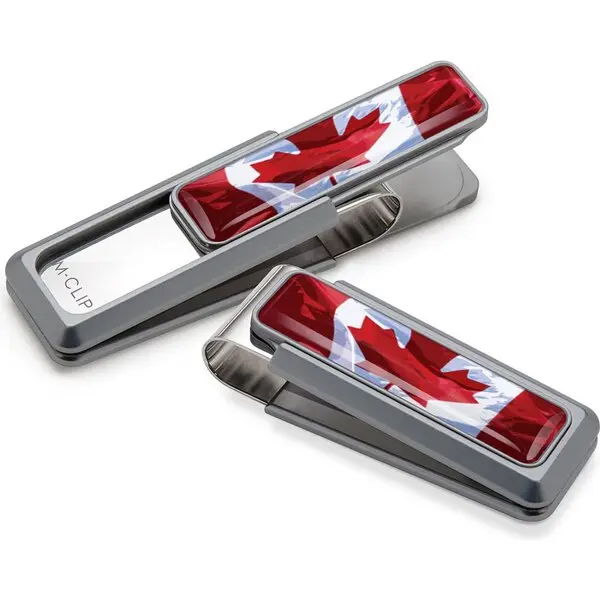 M-Clip® Canadian Flag Money Clip - Natural