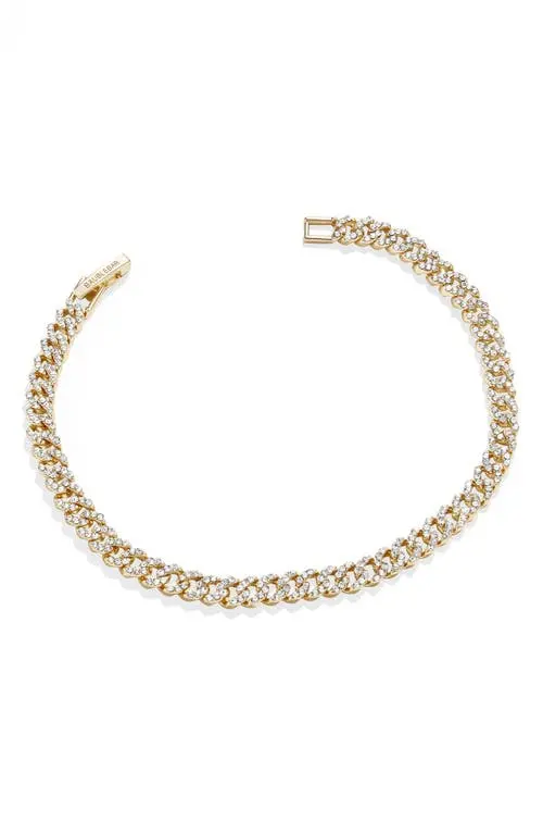 Baublebar Miley Pavé Curb Chain Bracelet - Gold
