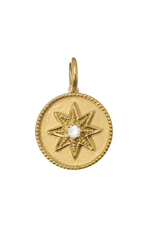 Sethi Couture Etoile Diamond Coin Pendant