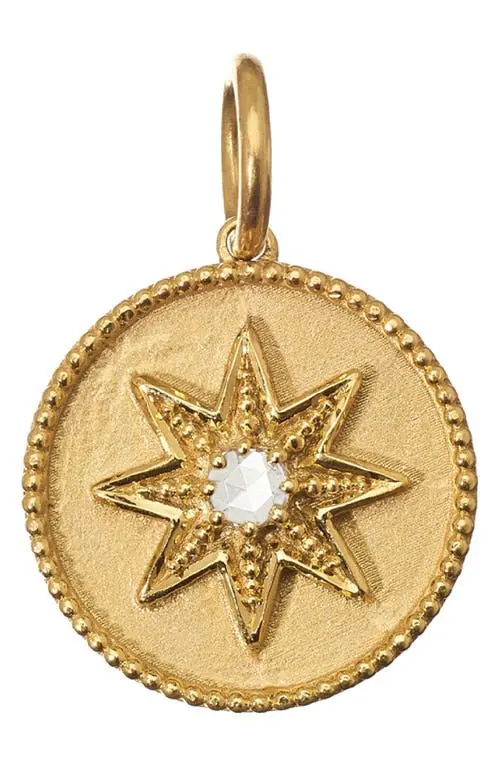 Sethi Couture Etoile Diamond Coin Pendant