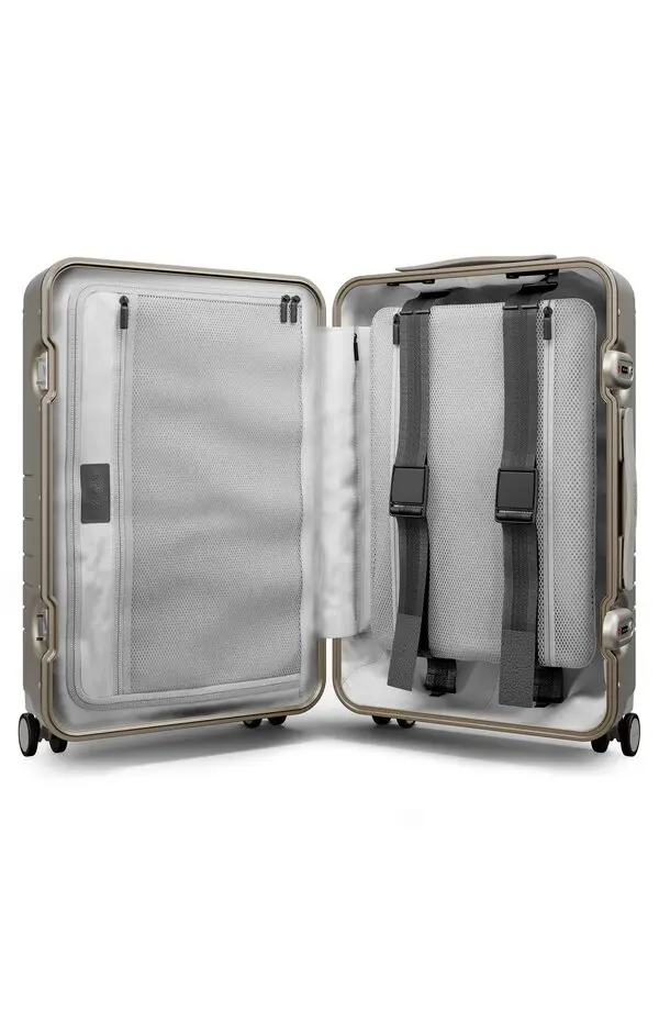 MONOS 23-inch Hybrid Carry-on Plus Spinner Luggage