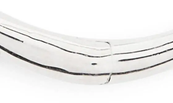 Monica Vinader Riva Wave Diamond Hoop Earrings