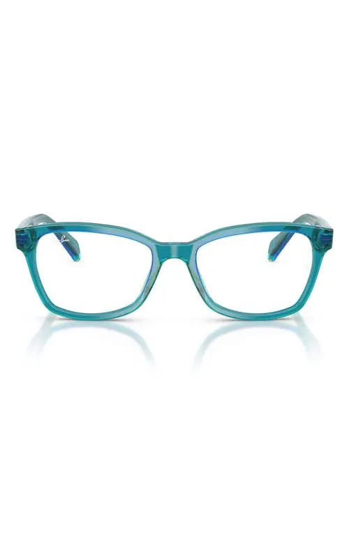 Ray-ban 48mm Square Eyeglasses - Blue Green