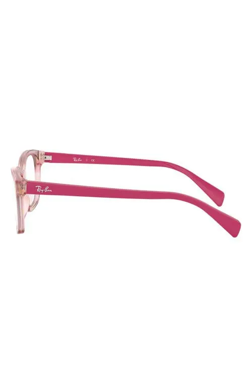 Ray-ban 48mm Square Eyeglasses - Fuchsia