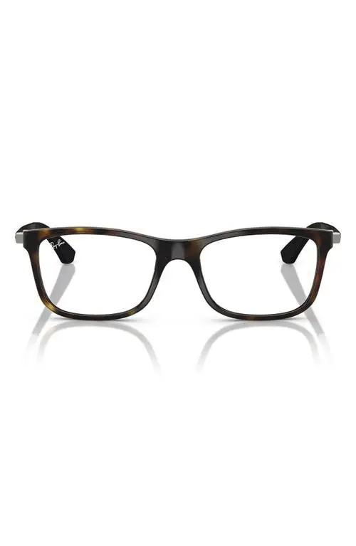 Ray-ban 48mm Square Eyeglasses - Havana Brown