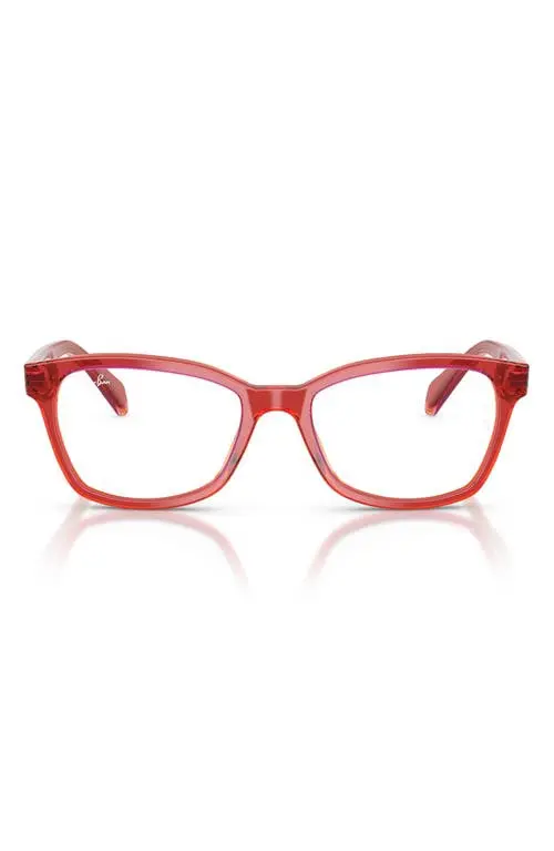 Ray-ban 48mm Square Eyeglasses - Red