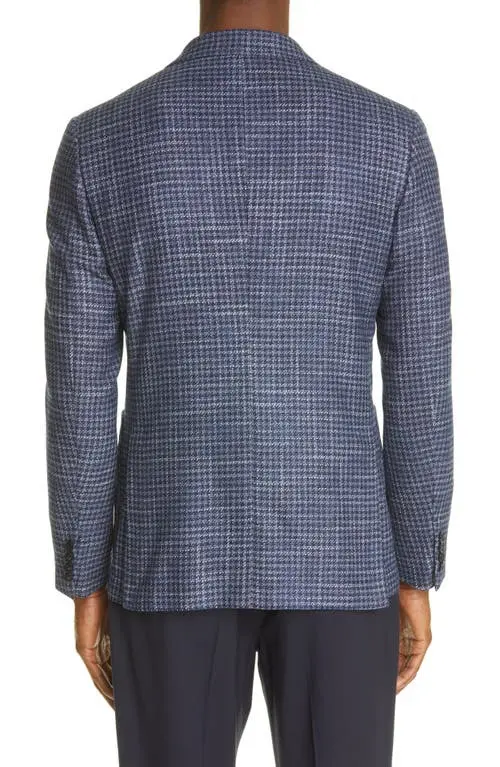 Zegna Crossover Micro Check Wool Sport Coat