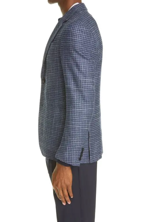 Zegna Crossover Micro Check Wool Sport Coat