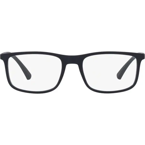 Emporio Armani 55mm Rectangular Eyeglasses - Blue