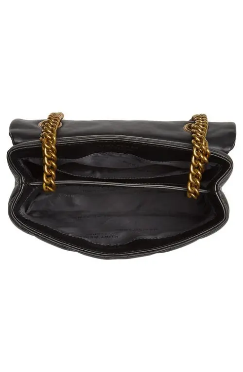 Kurt Geiger Kensington Quilted Leather Shoulder Bag - Black