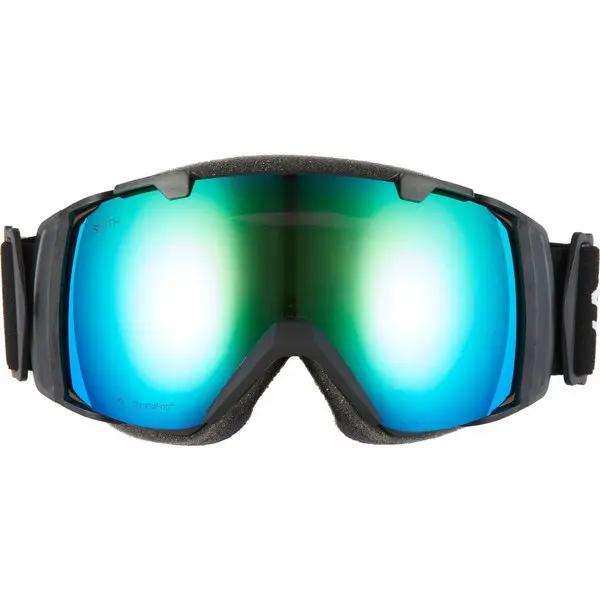 SMITH Sport I/o 182mm Snow Goggles - Black/sun Green Mirror