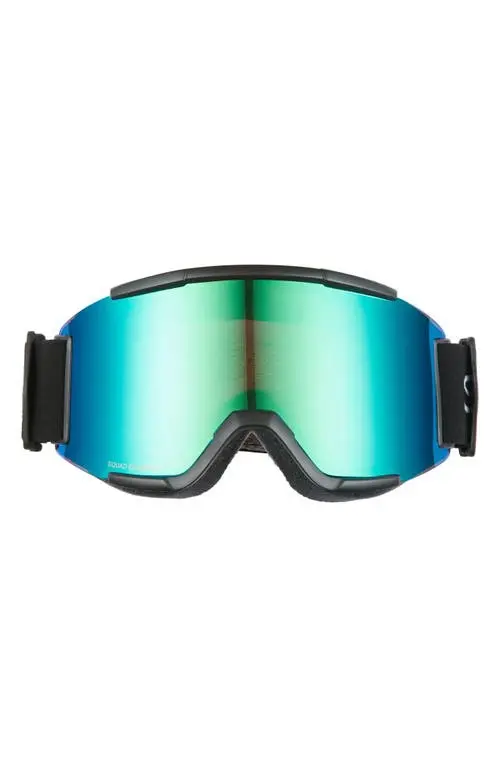 SMITH Squad 180mm Chromapop™ Snow Goggles - Black Chromapop Green Mirror