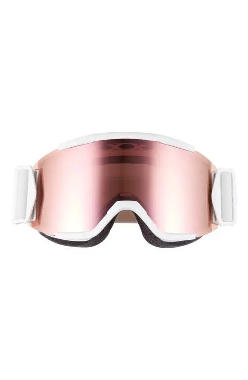 SMITH Squad 180mm Chromapop™ Snow Goggles - White Vapor/rose Gold