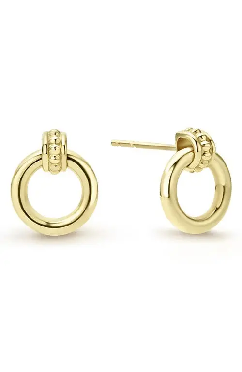 Lagos Meridian Circle Stud Earrings