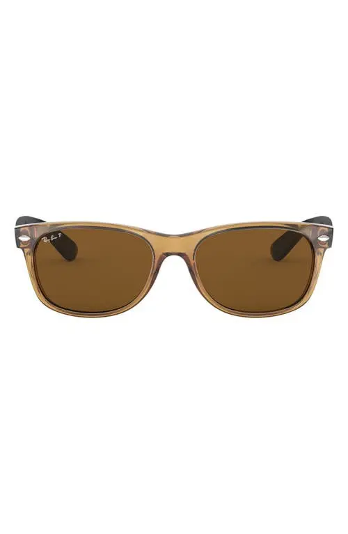 Ray-ban 55mm Rectangular Sunglasses - Honey