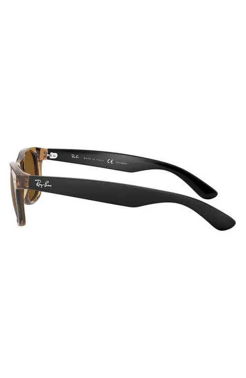 Ray-ban 55mm Rectangular Sunglasses - Honey