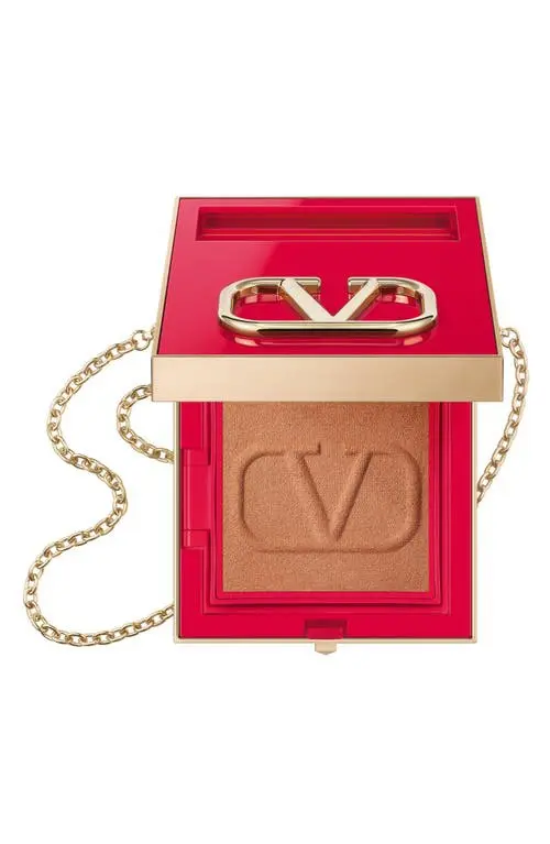 Valentino Garavani Go-clutch Refillable Compact Finishing Powder - 04 Medium Deep